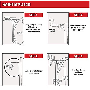 Renditions Gallery Modern Floral Wall Art Black & Grey Wildflower Mist Abstract Nature Paintings for Bedroom Home Kitchen Wall - 16"x16" LT34