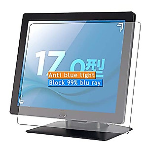 Vaxson 2-Pack Anti Blue Light Screen Protector, compatible with ELO Touch Panel Systems ET1717L-7CWB-1-BL-ZB-G 17" Monitor TPU Film Protectors Sticker [ Not Tempered Glass ]