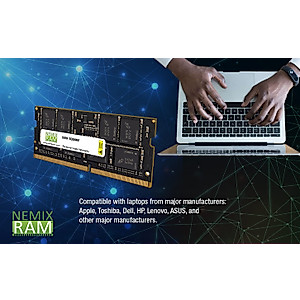 32GB DDR4-3200 PC4-25600 SODIMM Laptop Memory by NEMIX RAM