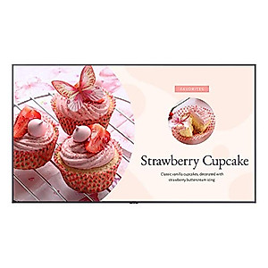 Samsung 75 Inch BE75T-H 4K PRO TV with Easy Digital Signage Software with HDMI, USB, TV Tuner and Speakers 300 nits (LH75BETHLGFXGO) (Renewed)