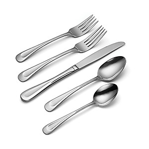 Oneida Satin Sand Dune Flatware, 45 Piece, Multi