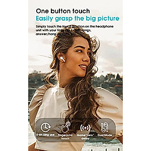 Wireless Earbuds, Bluetooth 5.3 Headphones with 4 HD Mics, Wireless Headphones ENC Noise Cancelling Earbuds Type C Ear Buds, 30H Playtime Sports for iPhone Samsung Andoird