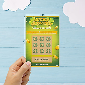 VNS Creations 5 Pregnancy Announcement Scratch Off Cards - Fun Ways to Announce Pregnancy - Baby Reveal Ideas for Grandparents - Fake Lottery Pregnancy Reveal to Husband, Wife, Kids, Family