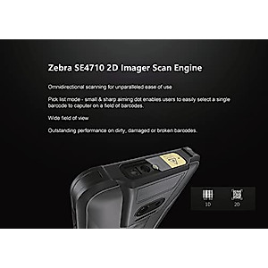 Android 10 Rugged Handheld PDA 1D 2D Barcode Scanner Full Touch Screen 5.7" WiFi & 4G LTE, for Warehouse Inventory & Assets Tracking
