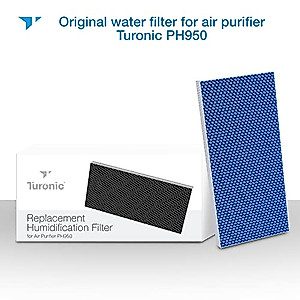 Turonic PH950_WF - Original Water Filter for Air Purifier & Humidifier, 12-Month Protection, Improves Air Quality & Humidity
