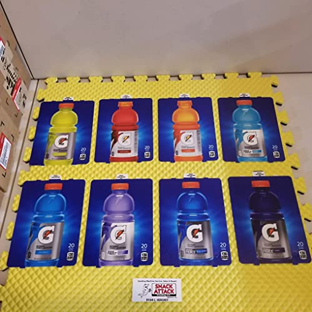 DIXIE NARCO 500E HVV, 276E HVV & 501E SODA VENDING MACHINE GATOR "BOTTLE" VEND LABEL SET