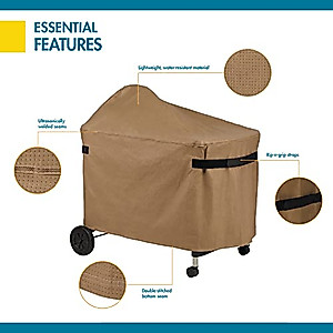 Duck Covers Essential Water-Resistant 40 Inch BBQ Grill Cover for Weber Performer