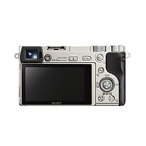 Sony Alpha a6000 Mirrorless Digital Camera 24.3MP SLR Camera with 3.0-Inch LCD - Body Only (Silver)