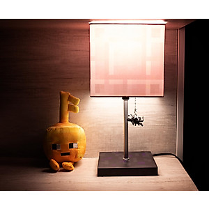Minecraft Nether Portal Desk Lamp with Ender Dragon Pull