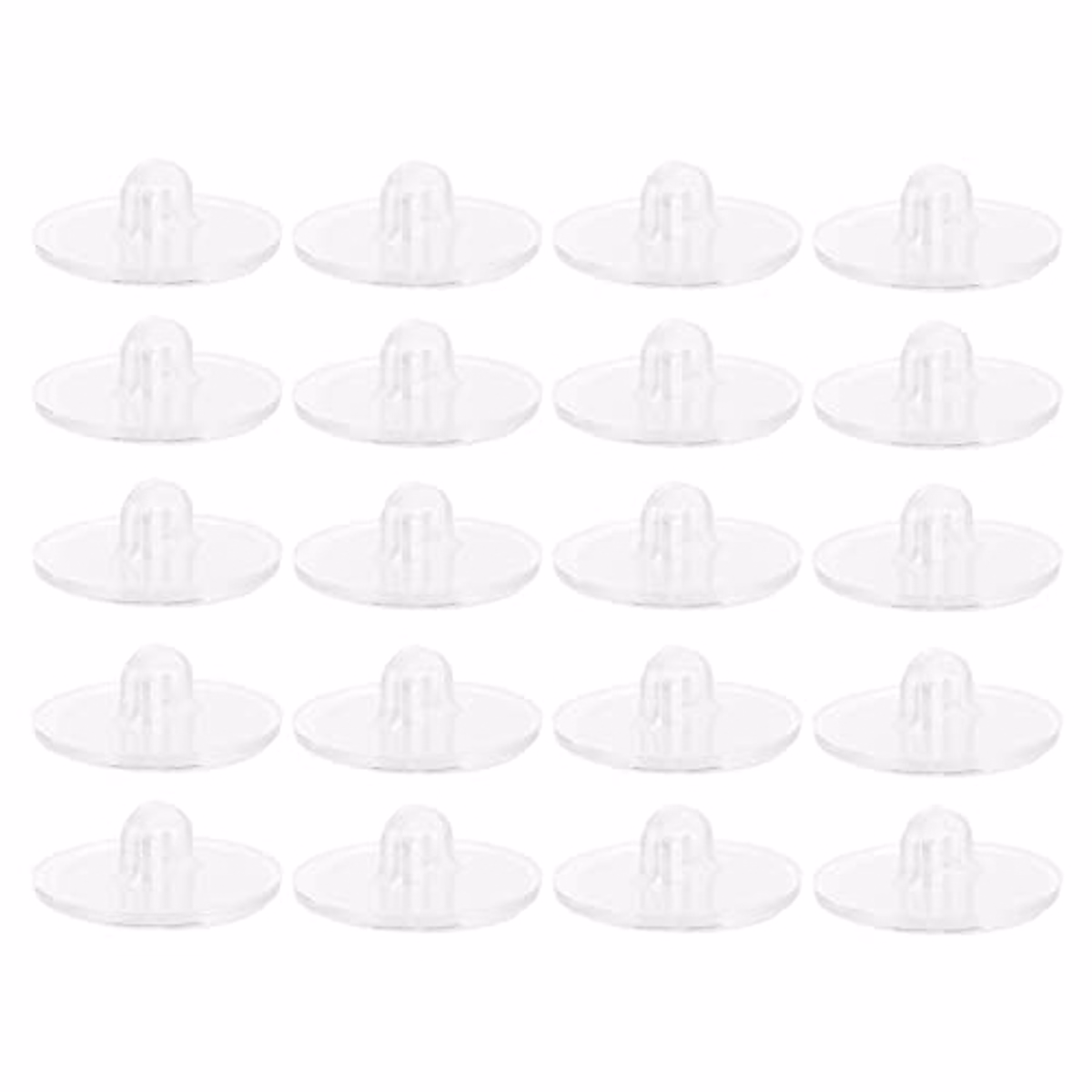 Cabilock 100pcs Decorations Coat Outdoor Heavy U Suction Self Kitchen Seamless Transparent Suspension Drop Hooks , Binding Clear Plastic .cm with Adhesive Disc Ceiling Holders