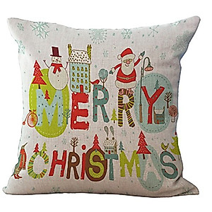 SW&IM Design Image or Text Print of Custom Pillowcase(Without Inner),Photo Personalized Christmas Pillow,Decorate for Car Or Sofa and So On 18" x 18"