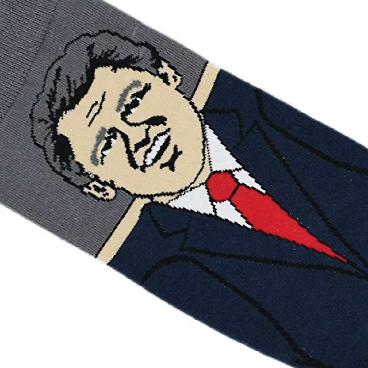 Cool Socks Novelty Crew Socks Men's Women's, Bill Clinton, Graphic Print, Large