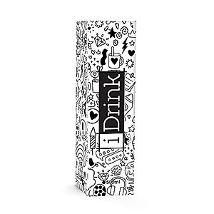 IDRINK® - Stainless steel insulated bottle | Thermos 500 ml DOODLE