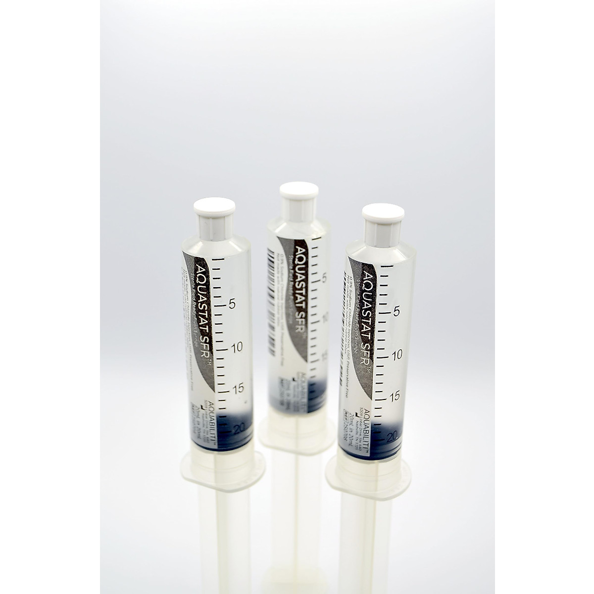Aquabiliti Aquastat Prefilled Flush Syringe with 0.9% USP Sodium Chloride (Normal Saline)- Sterile Field Ready (80, 20 ml in 20ml) (Luer Lock)