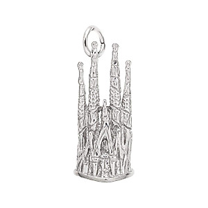Rembrandt Charms Sterling Silver Barcelona Cathedral Charm