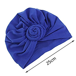 Female Turban Cancer Muslim Hat Sports Caps for Women Scarf Solid Cap Wrap Ruffle Baseball Caps Ladies Head Wrap (Purple#17, One Size)