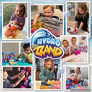 Creative Kids Hydro Zzand Play Sand Art Kit – 10 Individual Colored Castle Molded Bulk Pack – Satisfying Sensory Art – Therapeutic Sand Party Favor Birthday Gift for Boys & Girls 3+