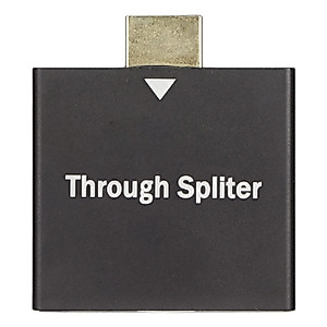 GOWENIC Splitter 1 in 2 Out, 1:2 1080P HD Splitter for Output Video and Audio Synchronization On Screen Device, 1 Source to 2 Output Devices