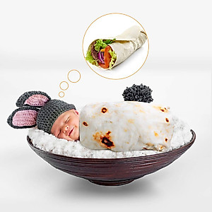 Tortilla Blanket for Kids, 49 Inch Burrito Blanket, Soft Flannel Throw Blanket for Boy Girl, Funny Food Blanket for Birthday Gifts