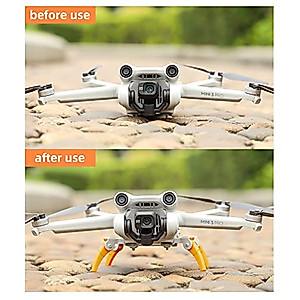Anbee Mini 3 Pro Drone 5-in-1 Accessory Bundle Propeller Guards + Landing Gear + Props Holder + 8pcs Propellers + Camera Cover for DJI Mini 3 Pro RC Drone