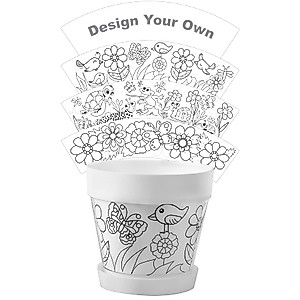 Snapins DIY Kids Craft Flower Pot