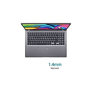 ASUS 2022 Newest VivoBook 15 Thin and Light Laptop, 15.6 inch FHD Display, Intel Core i3-1115G4 Processor, 8GB RAM, 256GB SSD, WiFi, Bluetooth, Windows 11 Home in S Mode, Bundle with JAWFOAL