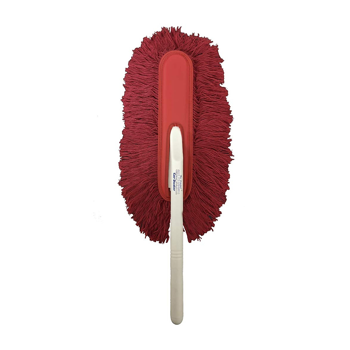 The Original California Car Duster California Car Duster 62443 Standard Car Duster with Plastic Handle, Red 25 Inch