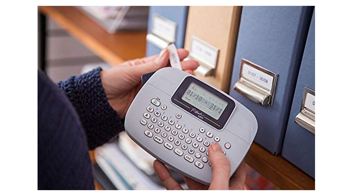 Brother PT-M95 Label Maker - Portable Handheld Printer with QWERTY Keyboard