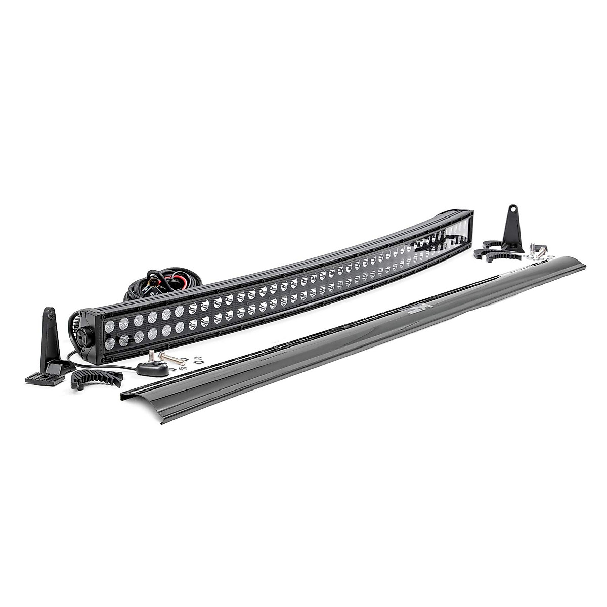 Rough Country 40" Black Series Curved Dual Row CREE LED Light Bar - 72940BL