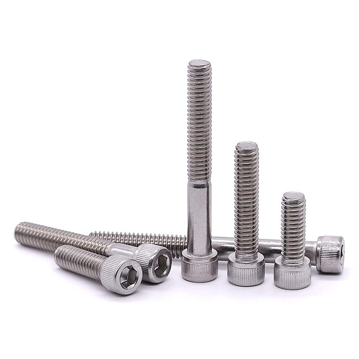 5/16-18 x 3/4" Socket Head Cap Screws, 304 Stainless Steel 18-8, Allen Hex Drive, Coarse Thread UNC, 12 PCS