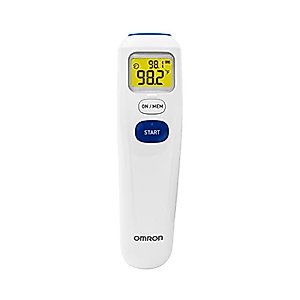 OMRON No-Touch Digital Infrared Forehead Thermometer - Home Temperature Thermometer for Adults, Kids and Baby - Detect Fever During Cold and Flu Season