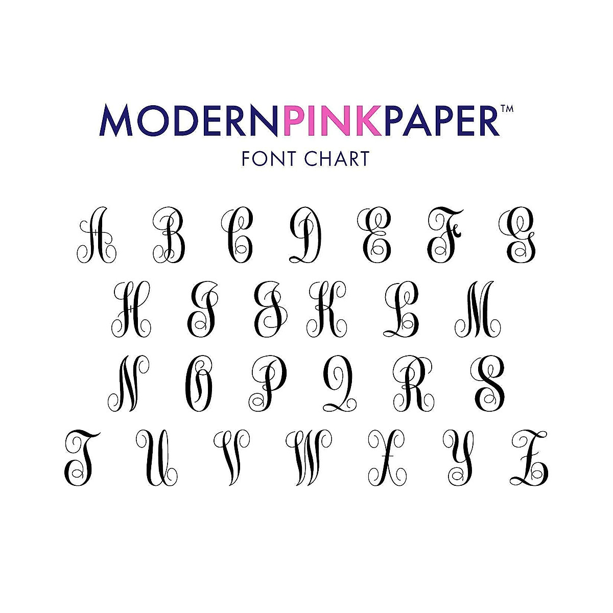 Classic Monogram Stationary Set FOLDED NOTE CARDS, Personalized Stationary Set, Personalized Monogram Stationery Set, Your Choice of Colors and Quantity