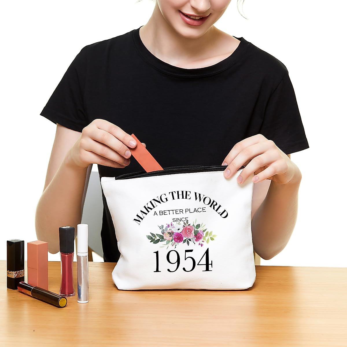 Fokongna 70th Birthday Gifts for Women Mom Grandma Aunt BFF Friends Teacher Boss Staff Colleague Coworker-Making The World Since 1954-70 Years Old Gifts Ideas For Women Turning 70 for Wife Sisters