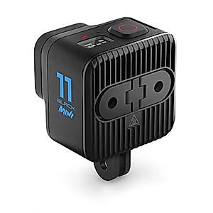 GoPro HERO11 Black Mini - Compact Waterproof Action Camera with 5.3K60 Ultra HD Video, 24.7MP Frame Grabs, 1/1.9" Image Sensor, Live Streaming, Stabilization (Renewed)
