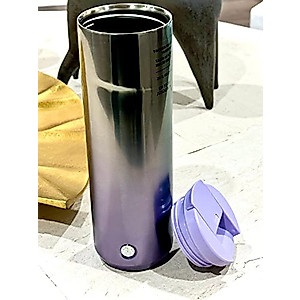 Starbucks Green/Purple/Silver Vacuum Insulated Stainless Steel Tumbler 20 Fl Oz