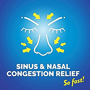 ALKA-SELTZER PLUS Maximum Strength PowerMax Allergy and Cough Medicine, Liquid Gels for Adults with Pain Reliever, Fever Reducer, Cough Suppressant, Antihistamine, Nasal Decongestant, 24 Count