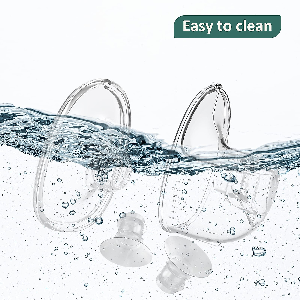 MomMed Milk Collector Compatible with MomMed S18/S21 Wearable Breast Pump, Breast Pump Accessories, MomMed Pump S18/S21 Parts Replace