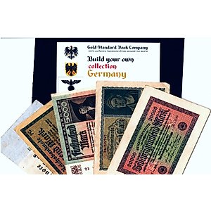 Germany Weimar Republic Set fo 20.000 10.000 5.000 1.000 and 500 Mark Banknotes (Build Your Own Collection)