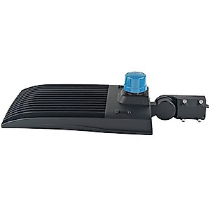 RuggedGrade 300 Watt LED NextGen III Shoebox Light - 42,000 Lumen - 5000K Bright White - Slip Fit - with Photocell - Black Housing