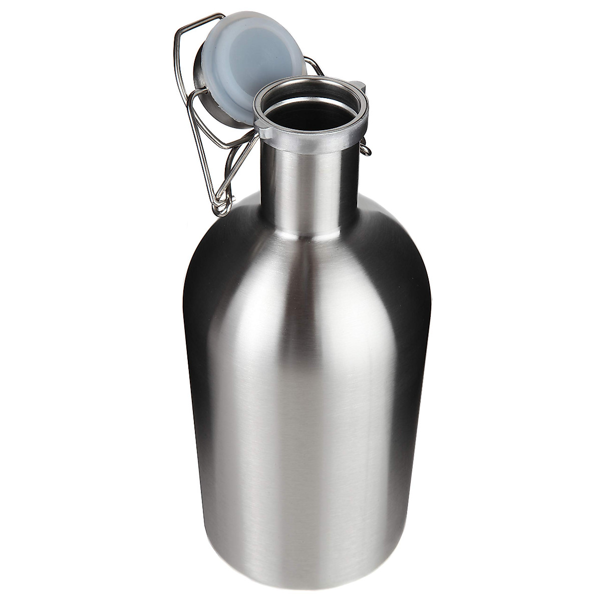 Trenton Gifts Stainless Steel Leak Proof Flip Top Growler | Holds 2 Liters!