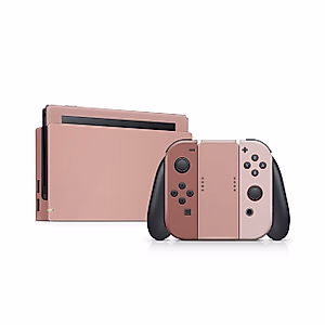 Tacky Design Retro Skin Compatible with Nintendo Switch Skin Wrap Cover, Brown Colorwave Color Blocking for Nintendo Switch Stickers, Premium Vinyl 3M Full Wrap Decal.