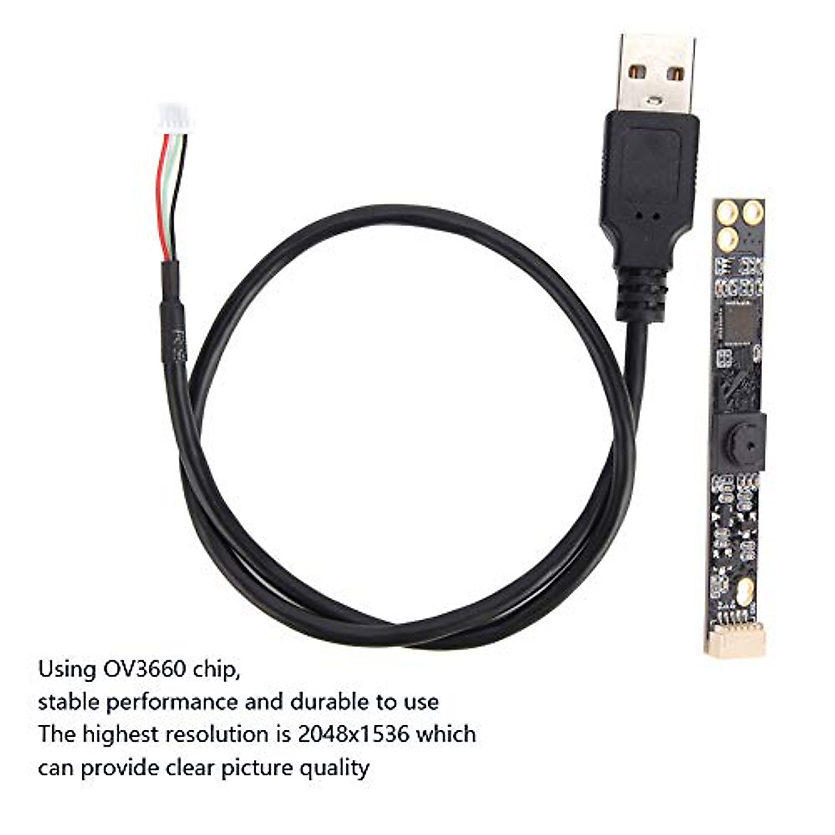 USB Camera Module, 85° Field Of View 2048x1536 Camera Module for Industrial Supplies