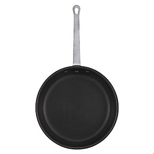 Winco AFP-8XC Commercial-Grade Aluminium Fry Pan/Skillet, 8", Silver