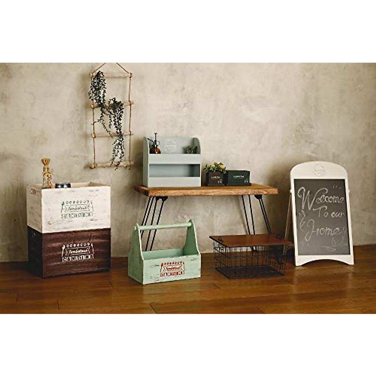 Abite Storage Box, Takelich Basket, 15.7 x 12.2 x 8.5 inches (40 x 31 x 21.5 cm), White, Square