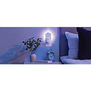 Fly Trap Indoor (2PK) Capture Flies, Moths, Fruit Flies, Gnats, Mosquito Trap, Plug-in Gnat Traps for House Indoor with Attractive UV Light Odor/Mess-Free. 600 Sq Ft Protection (2 Devices + 6 Refill)