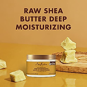 SheaMoisture Raw Shea Butter Deep Moisturizing Leave-in Conditioner for Curly Hair - Moisturizes and Smooths 11.5 oz