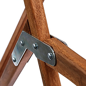 BYER OF MAINE - Pangean Butterfly Chair, Easy to Fold Hardwood Sling Chair for Beach and Camping - 34" H x 23" W, 27" D, Single - Green