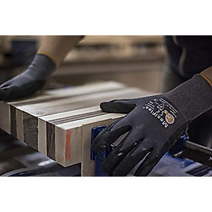 34-874 MaxiFlex Ultimate Nitrile Grip Work Gloves Sizes S-XL (Extra Large), (Pack of 3)