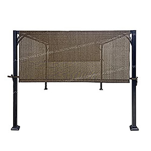 ALISUN Universal Pergola Canopy Top for 8-ft x 10-ft Pergola Structure - Brown (Canopy Fabric Top Only, Size: 196-inch x 88-inch) (Polyethylene (PE), Brown)