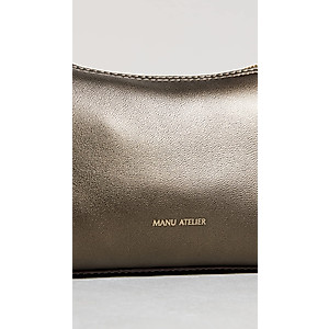 MANU Atelier Women's Mini Prism Bag, Moondust/Black, One Size